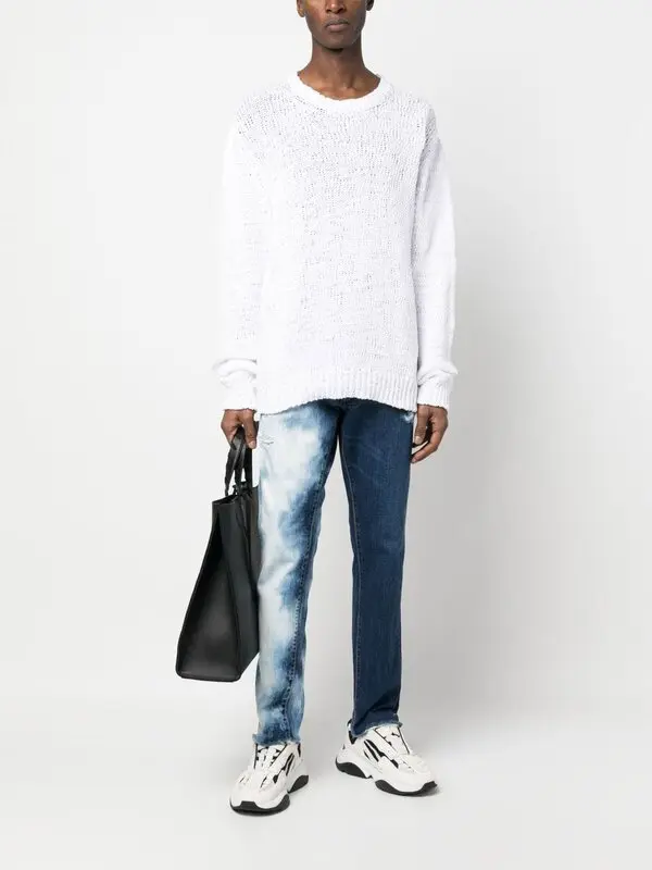 Dsquared2 Washed Denim Straight-leg Jeans