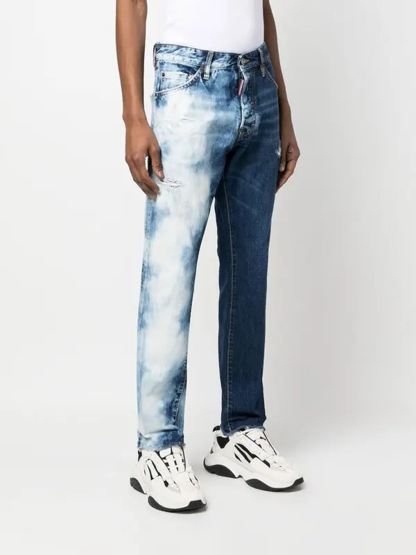 Dsquared2 Washed Denim Straight-leg Jeans