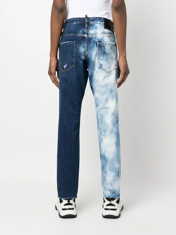 Dsquared2 Washed Denim Straight-leg Jeans