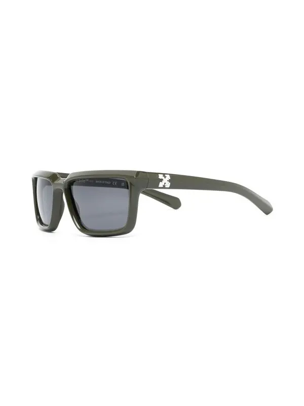 Off-White Portland Square-frame Sunglasses - Green