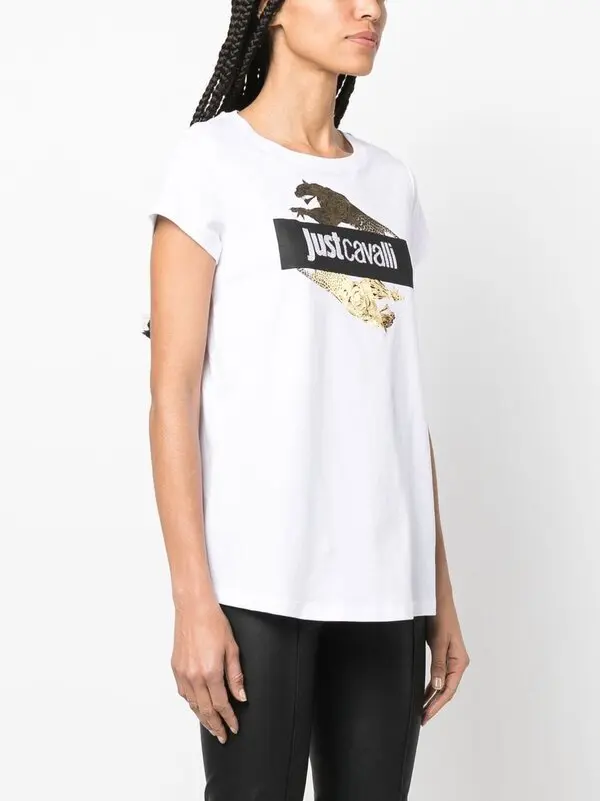 Just Cavalli Logo-print T-shirt