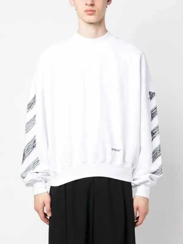 Off-White Diag-print Sweatshirt