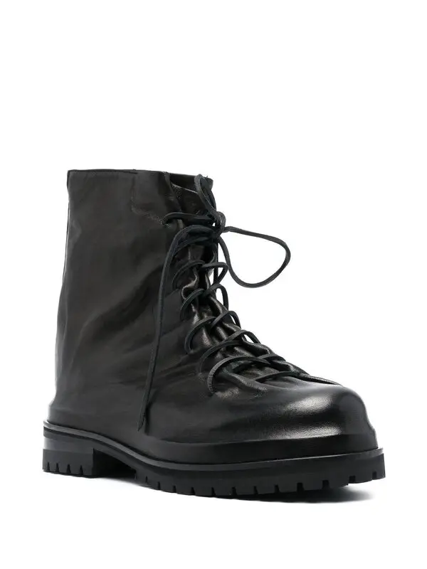 424 ankle lace-up fastening boots ブーツ 424 Ankle Lace-Up Fastening Boots In Black - 56% Off | Editorialist