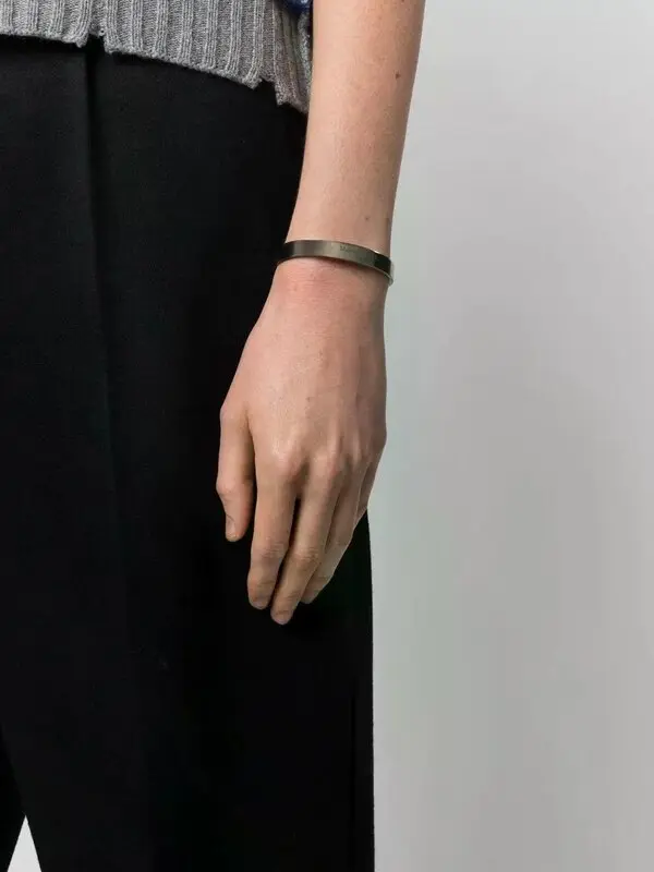 MAISON MARGIELA Logo-engraved Cuff Bracelet