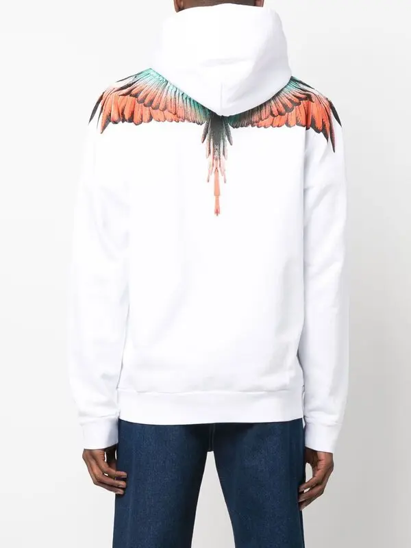 COUNTY OF MILAN Marcelo Burlon Wing-print Hoodie
