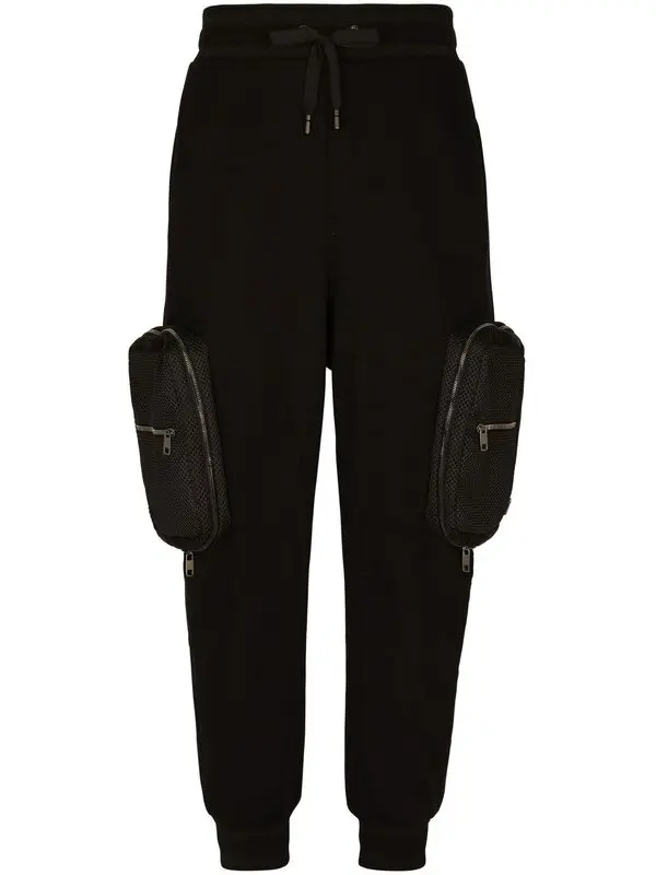 Dolce & Gabbana Drawstring Cotton-blend Track Pants
