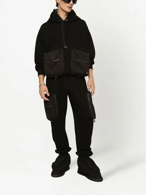 Dolce & Gabbana Drawstring Cotton-blend Track Pants