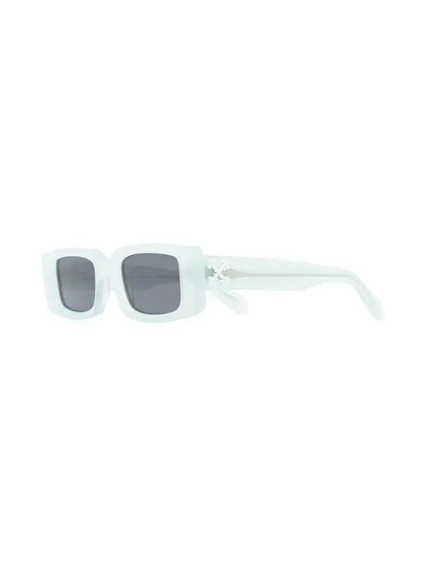 Off-White Arthur Rectangle-frame Sunglasses - Blue