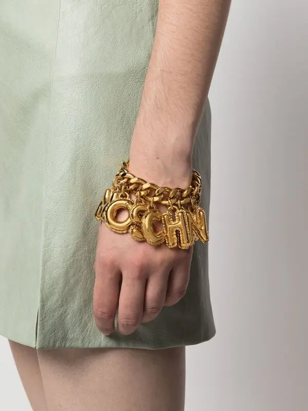 Moschino Balloon-effect Logo Bracelet