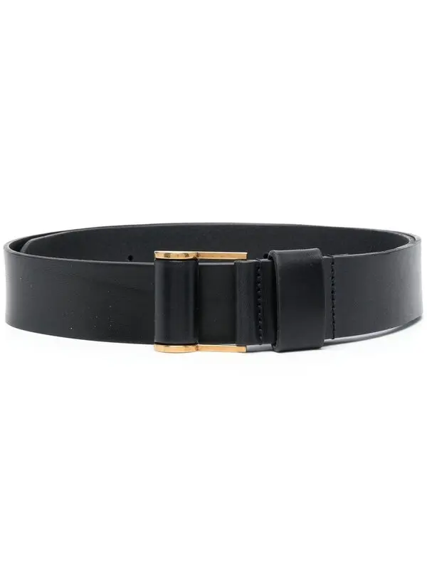 Saint Laurent Leather Corset Belt - Black