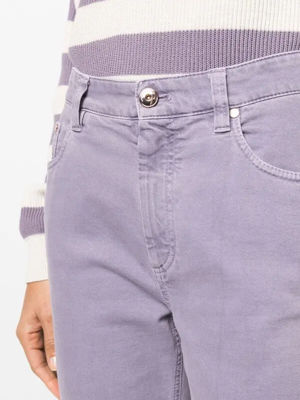 Brunello Cucinelli Pressed-crease Loose-fit Jeans