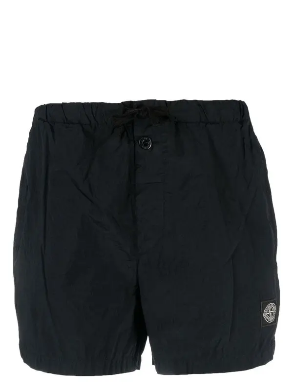 Stone Island Logo-patch Detail Swim Shorts