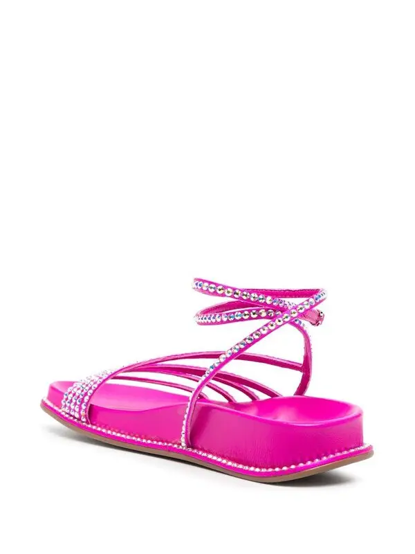 LE SILLA Crystal-embellished Sandals - Pink