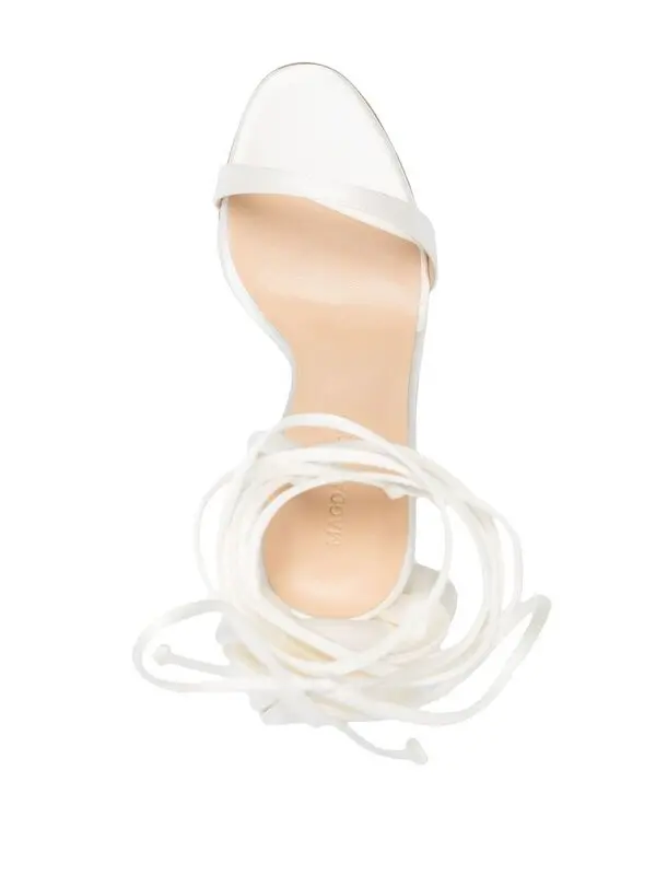 Magda Butrym 105mm Flower Satin Sandals