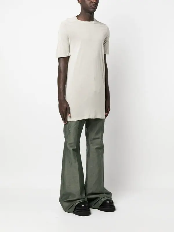 Rick Owens Crew Neck Long-length T-shirt - Neutrals