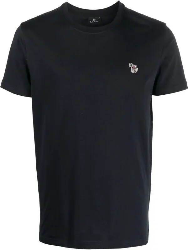 Paul Smith Plain Cotton T-shirt - Blue