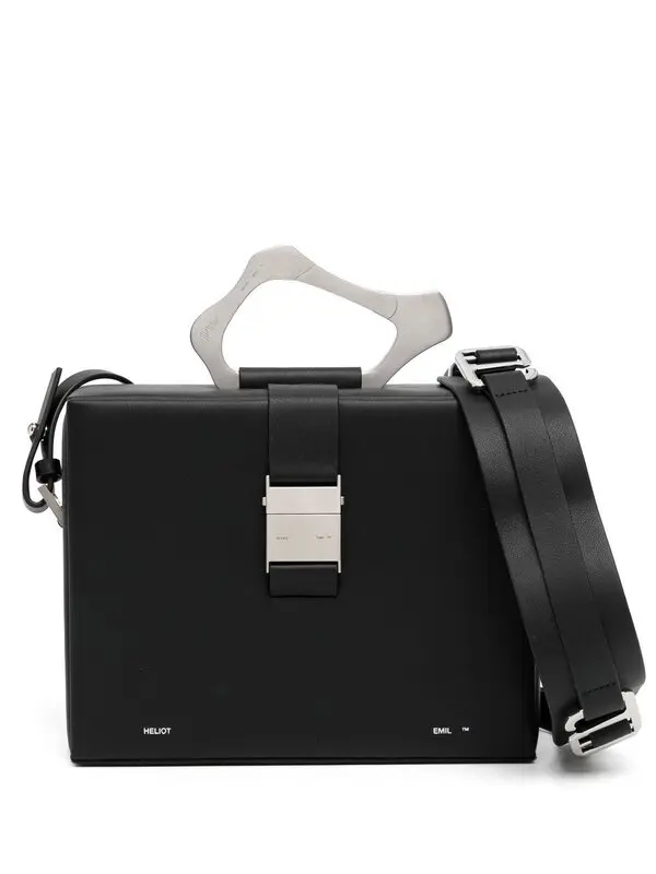 HELIOT EMIL Box Leather Shoulder Bag