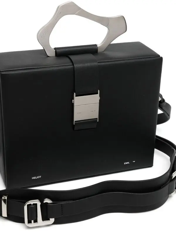 HELIOT EMIL Box Leather Shoulder Bag