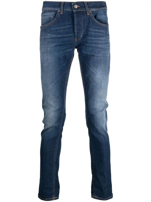 DONDUP Mid-rise Straight-leg Jeans - Blue