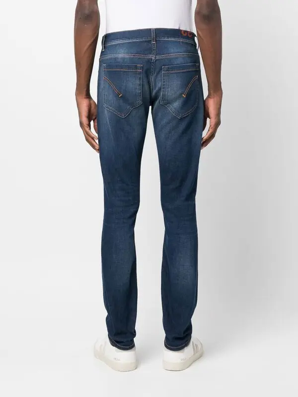DONDUP Mid-rise Straight-leg Jeans - Blue