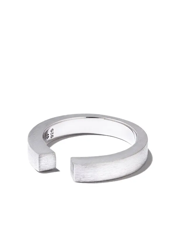 Tom Wood Sterling Cut-out Open Ring - Silver