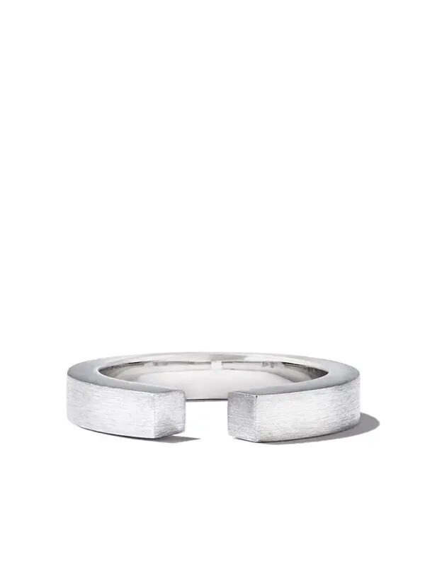 Tom Wood Sterling Cut-out Open Ring
