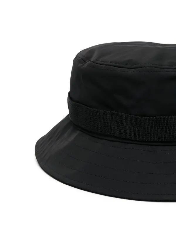 Kenzo Side Logo-patch Bucket Hat - Black