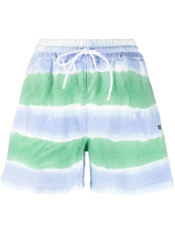 MSGM Stripe-pattern Drawstring Shorts