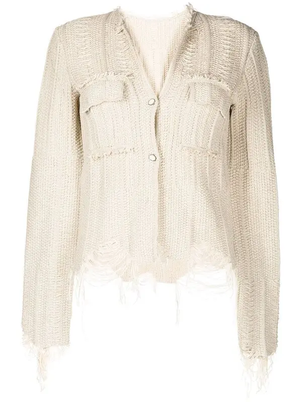 JNBY Cropped Cardigan - Neutrals