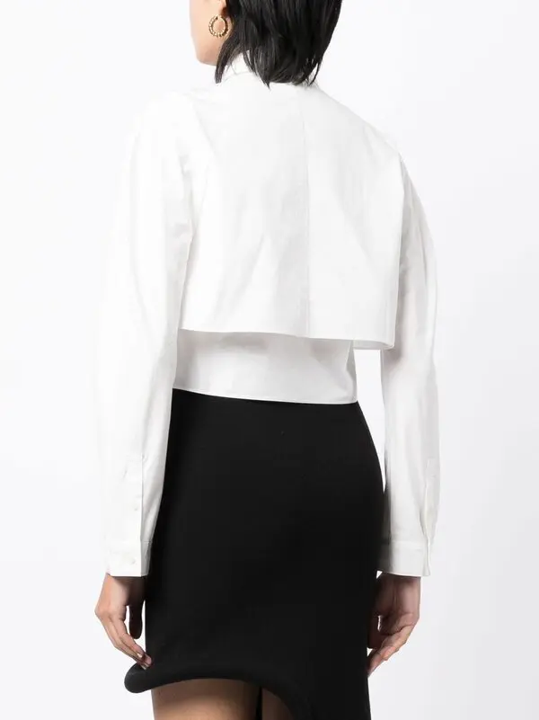 JNBY Cropped Cotton Shirt