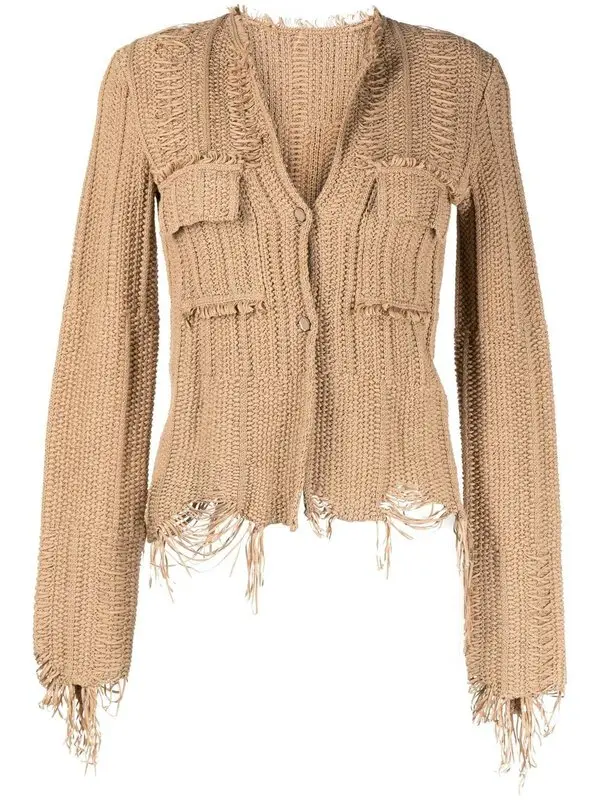 JNBY Cropped Cardigan - Brown