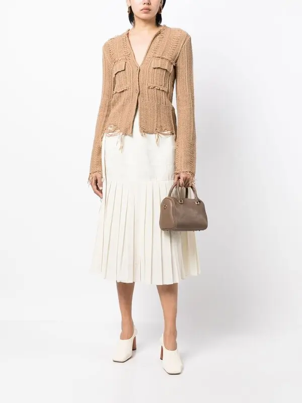 JNBY Cropped Cardigan - Brown