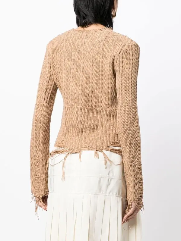 JNBY Cropped Cardigan - Brown