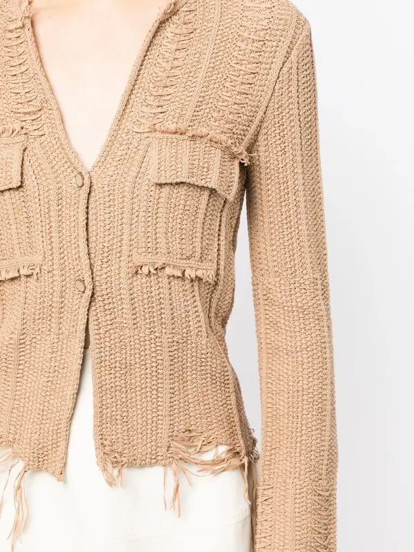 JNBY Cropped Cardigan - Brown