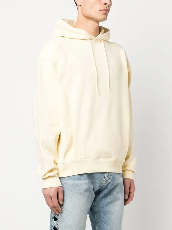 Martine Rose Graphic-print Cotton Hoodie - Yellow