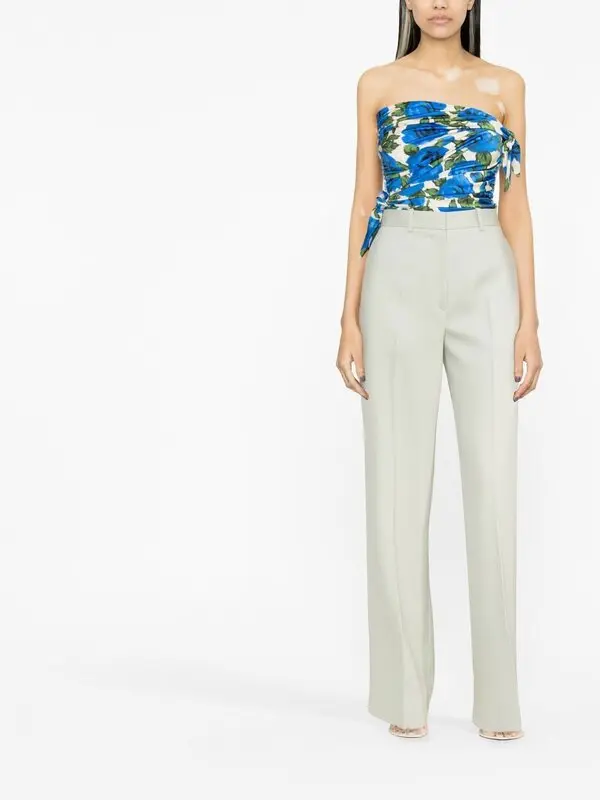 Philosophy Di Lorenzo Serafini Floral-print Strapless Top