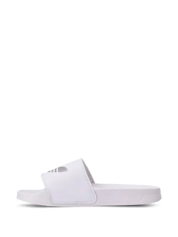 Adidas Adilette Lite Trefoil-logo Slides - White