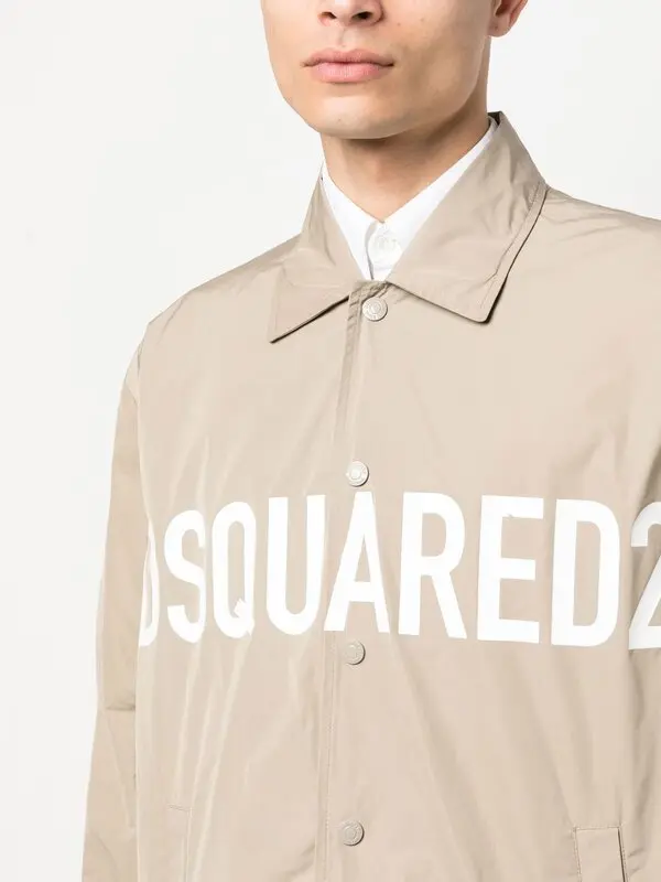 Dsquared2 Logo-print Light Jacket - Neutrals