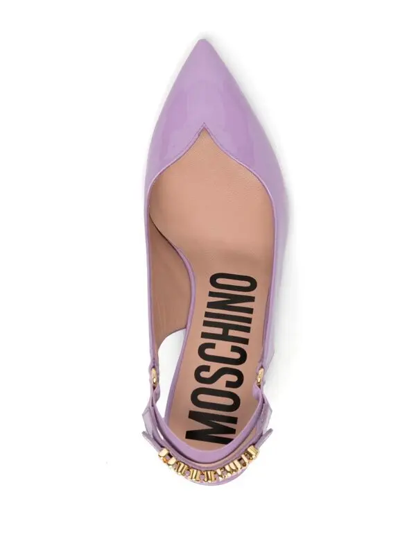 Moschino 55mm Leather Pumps