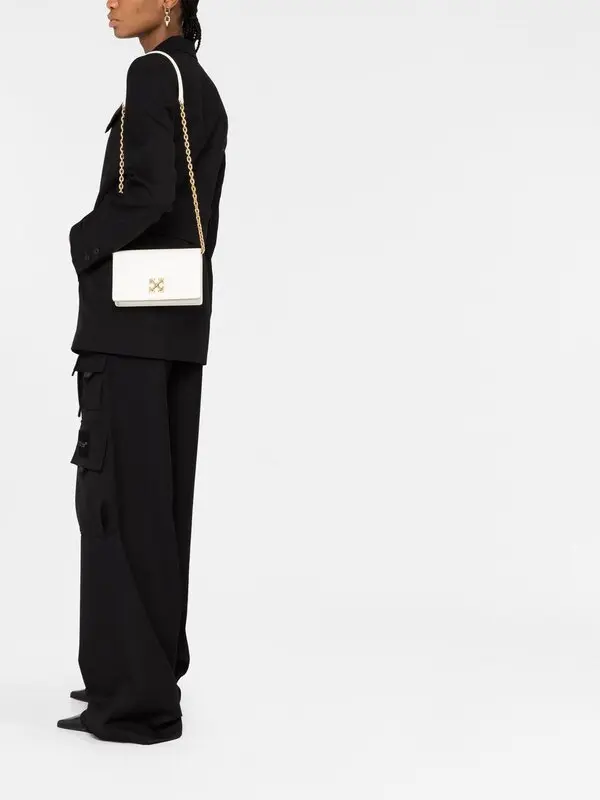 Off-White Jitney 0.5 Leather Shoulder Bag