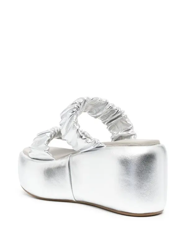 LE SILLA Aiko Platform Strap Sandals - Grey