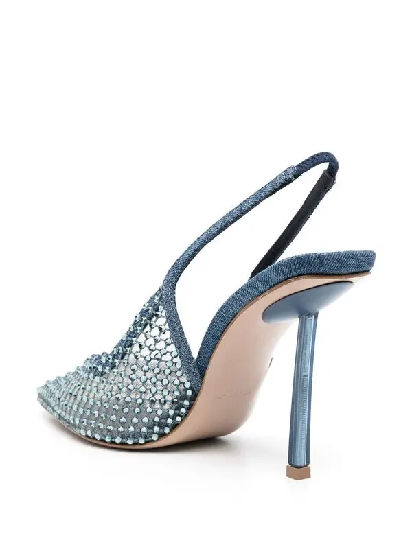 LE SILLA Gilda Embellished Slingback Sandals