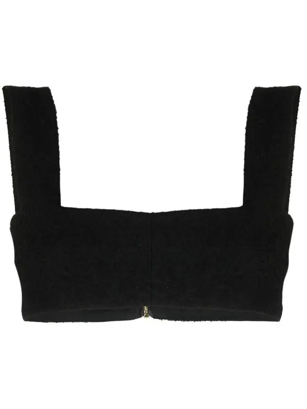 PATOU Square-neck Crop Top