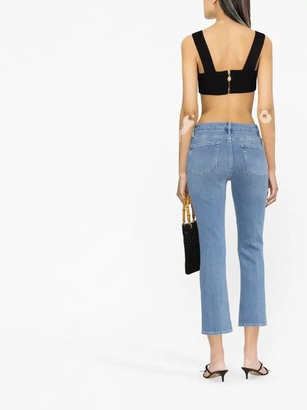 PATOU Square-neck Crop Top