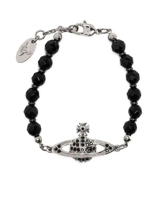 VIVIENNE WESTWOOD Orb-embellished Chain Bracelet - Black