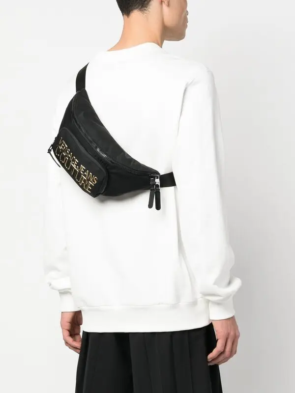 Versace Logo-print Belt Bag