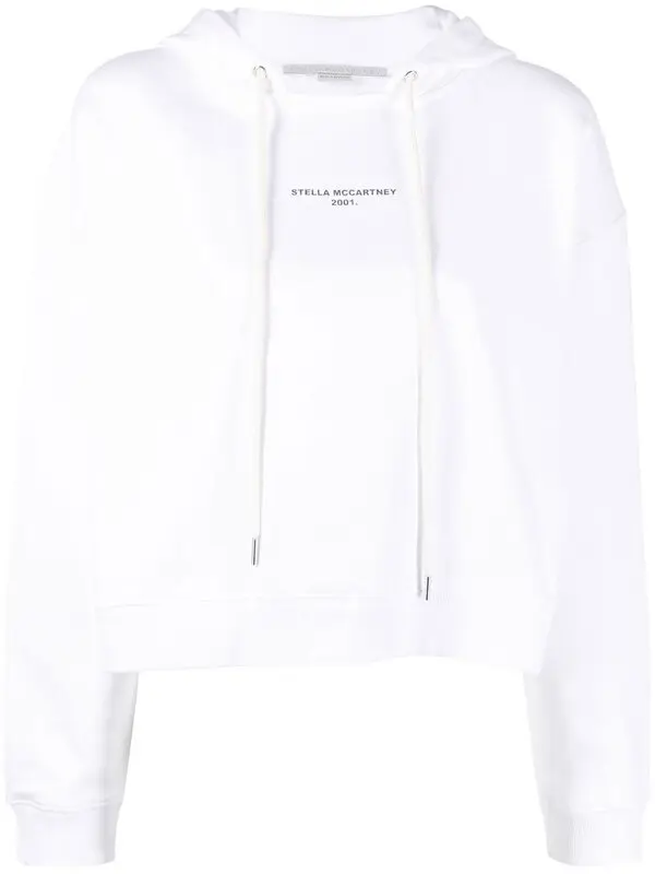 Stella McCartney Logo-print Cropped Hoodie