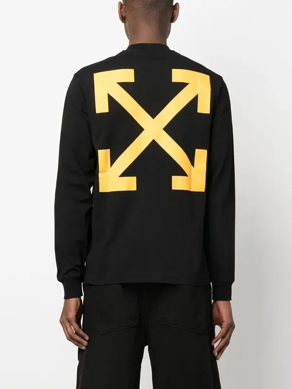 Off-White Painting-print Long-sleeve T-shirt