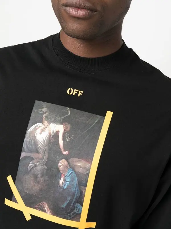 Off-White Painting-print Long-sleeve T-shirt