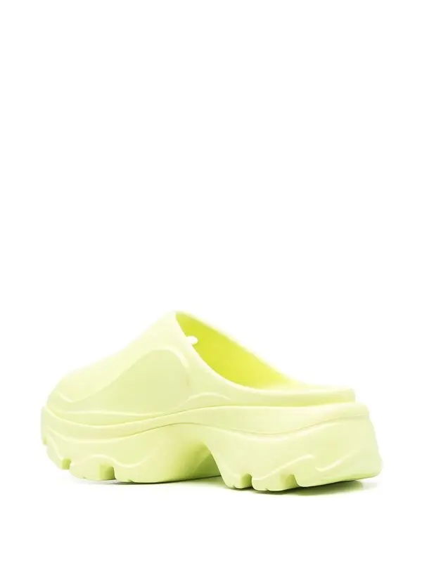 Adidas Logo-embossed Perforated Clogs - Yellow